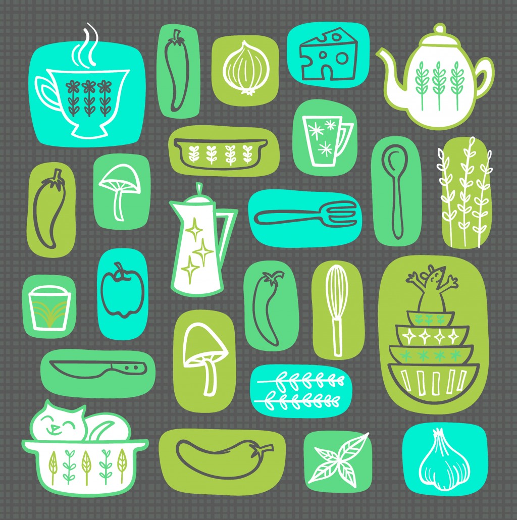 Pyrex Critters drawing by Angela Martini | Doodle Addicts