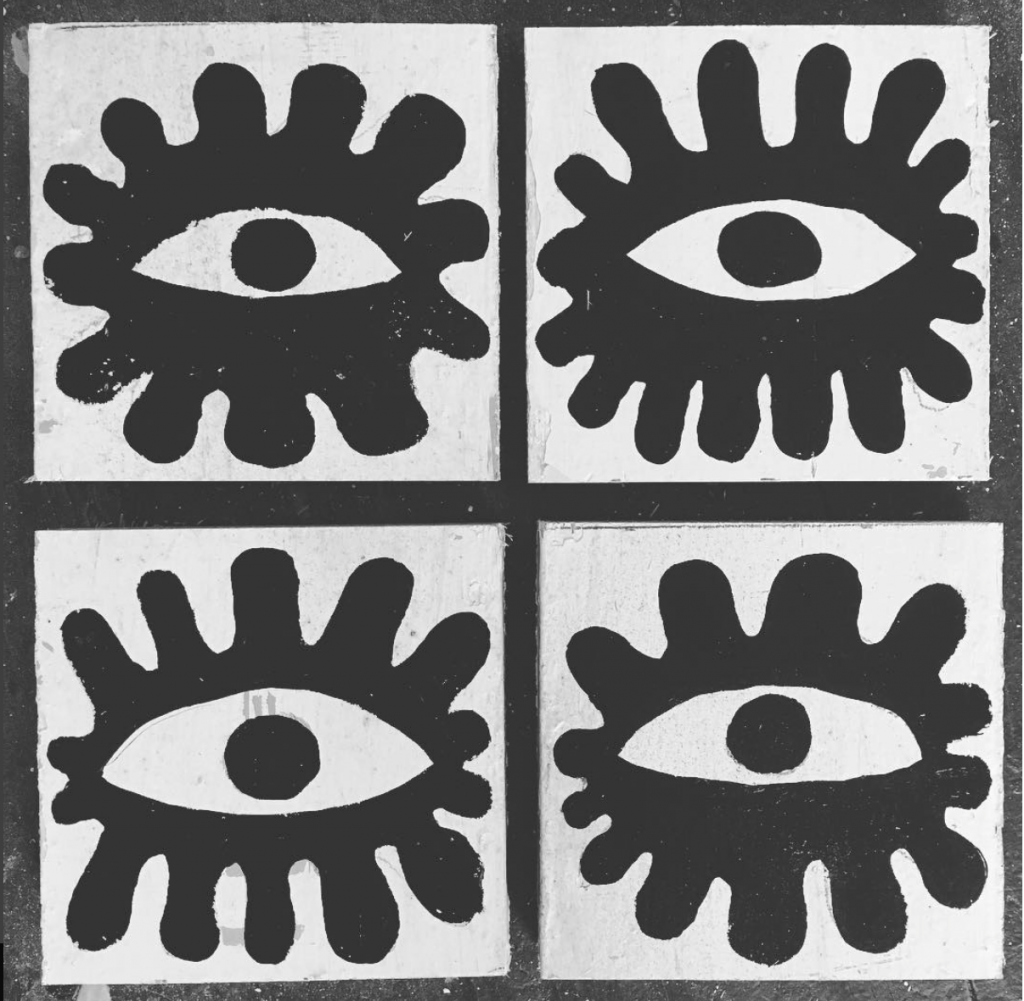 4 eyes drawing by GROBO | Doodle Addicts