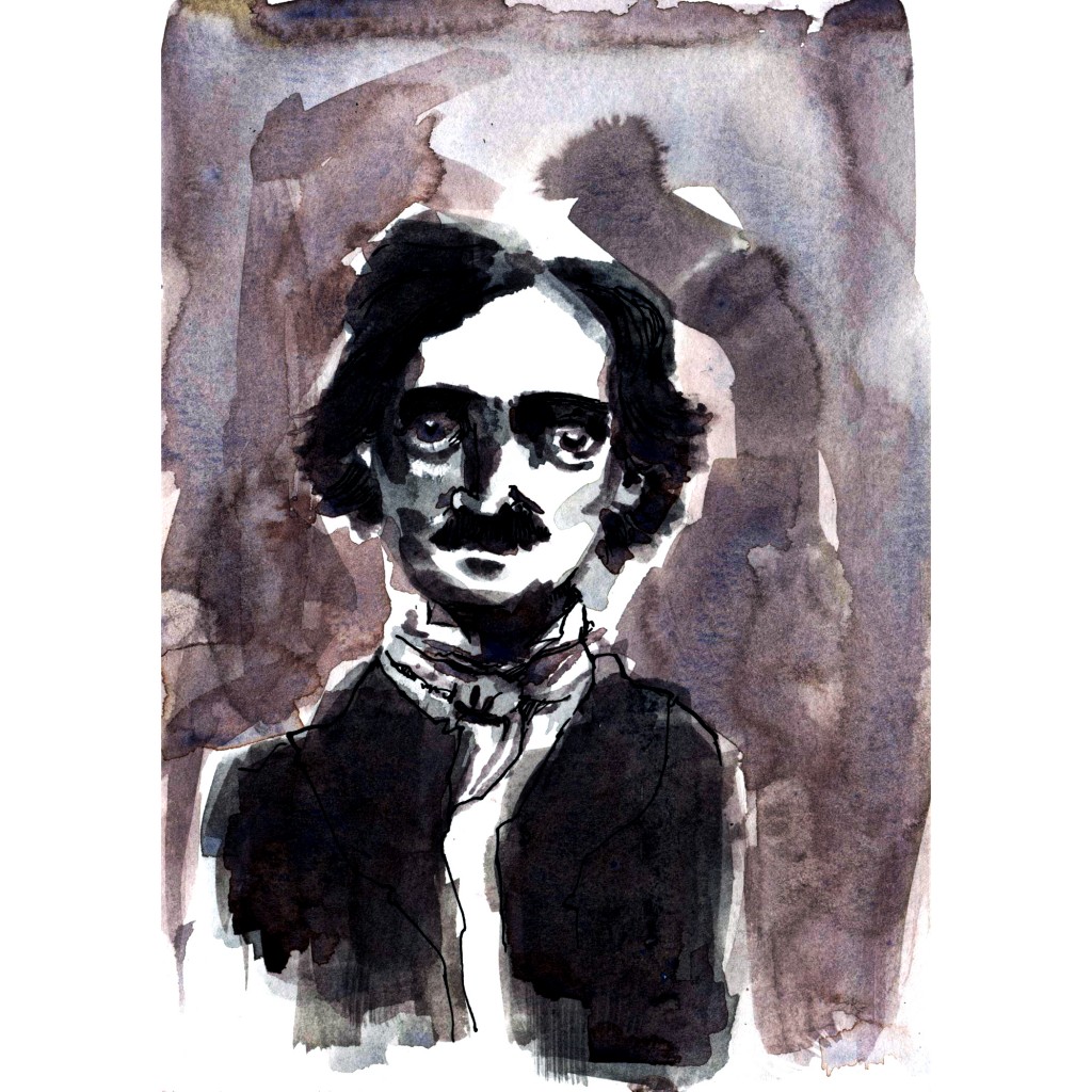 Edgar Allan Poe Drawing