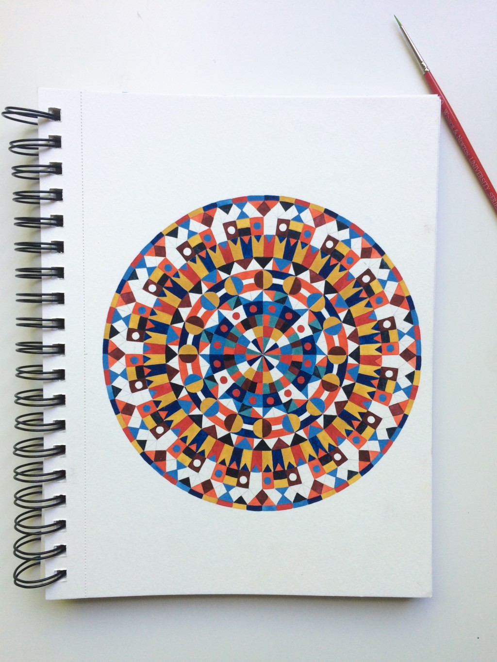 Mandala drawing by Gabriele Go | Doodle Addicts