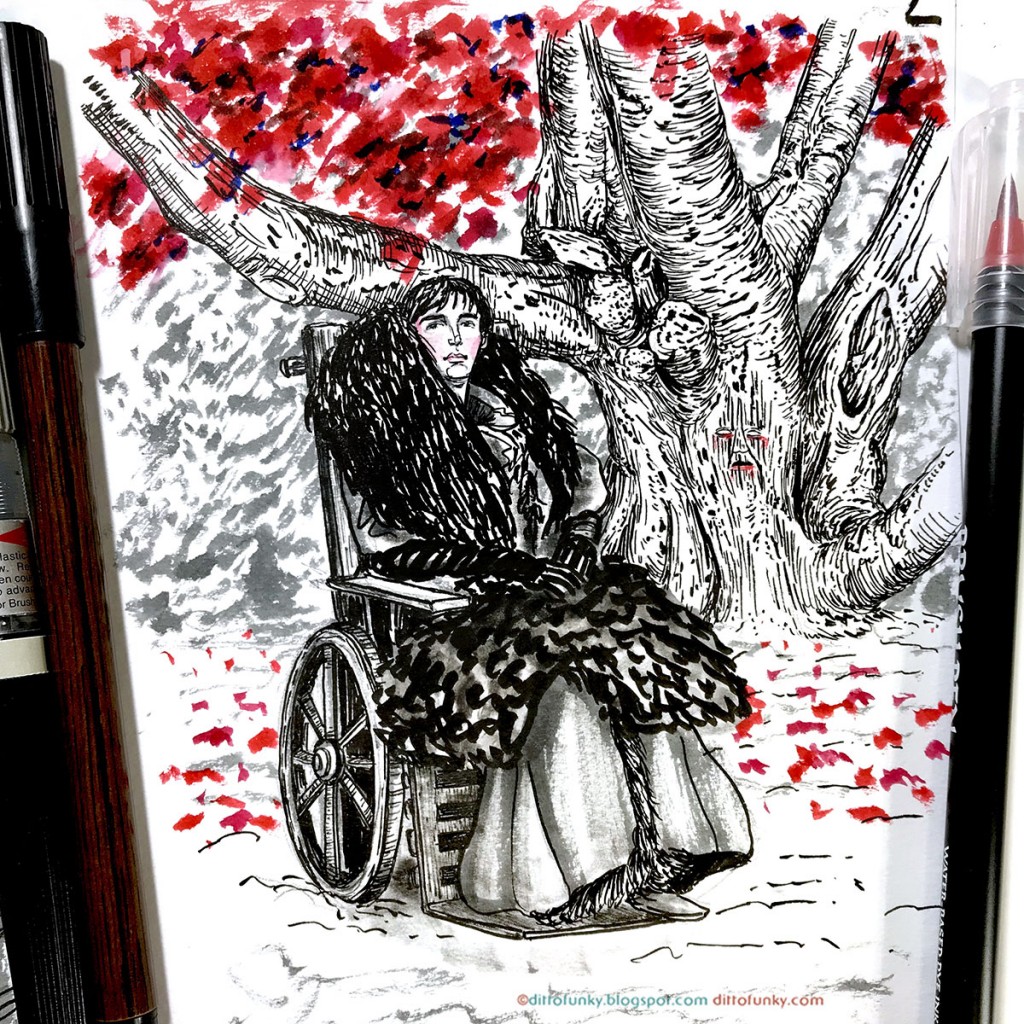 Inktober Day 03 - Bait drawing by Christine Liu | Doodle Addicts