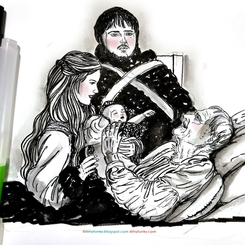 Inktober Day 08 - Frail drawing by Christine Liu | Doodle Addicts