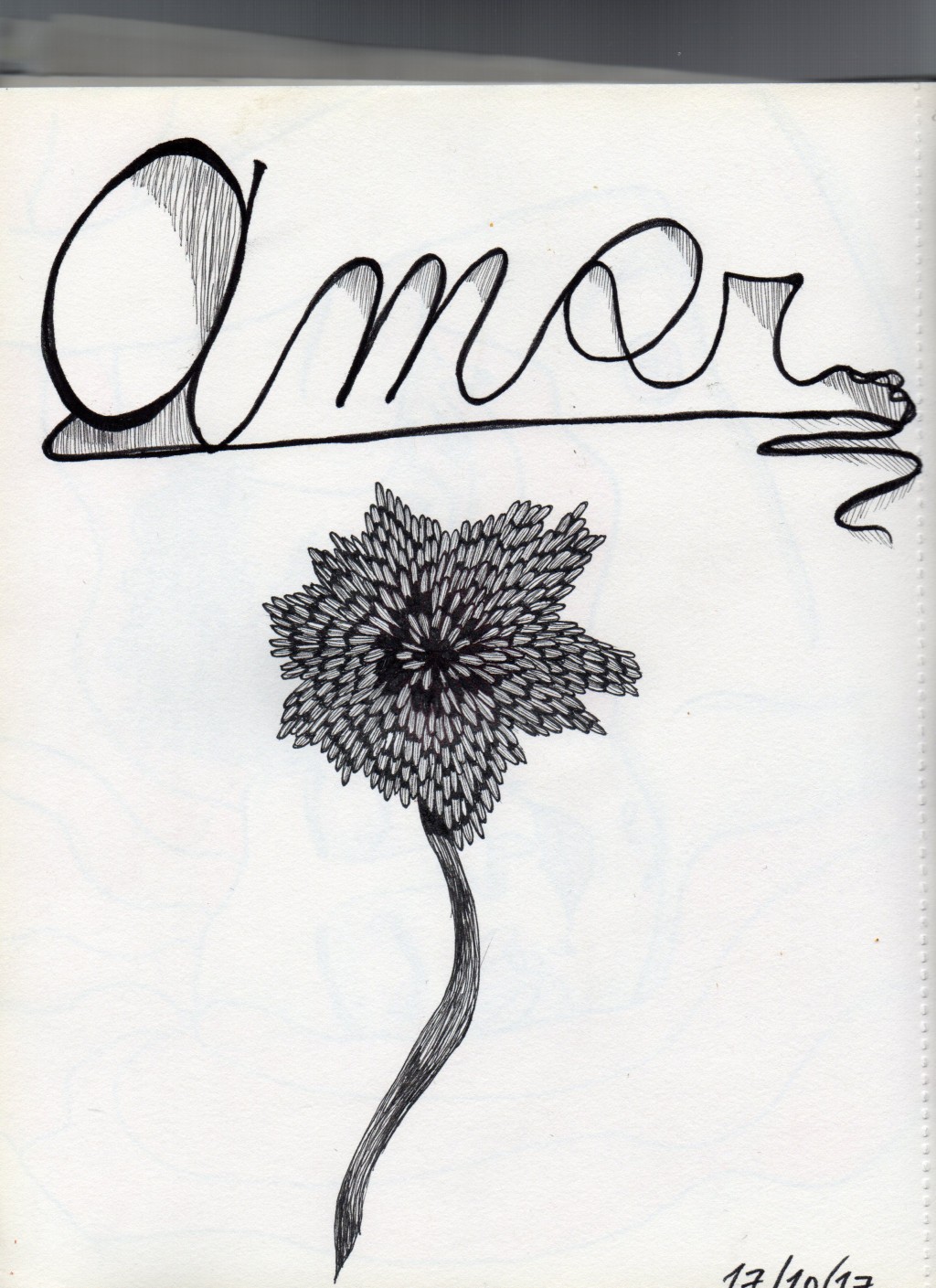 amor drawing by Elifregeac | Doodle Addicts