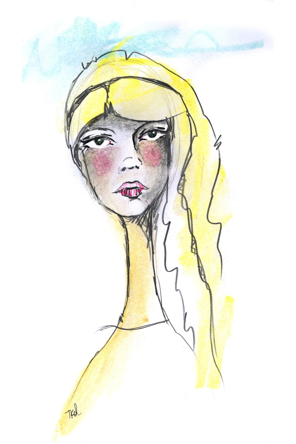 Alice Jane drawing by Tonya Doughty | Doodle Addicts