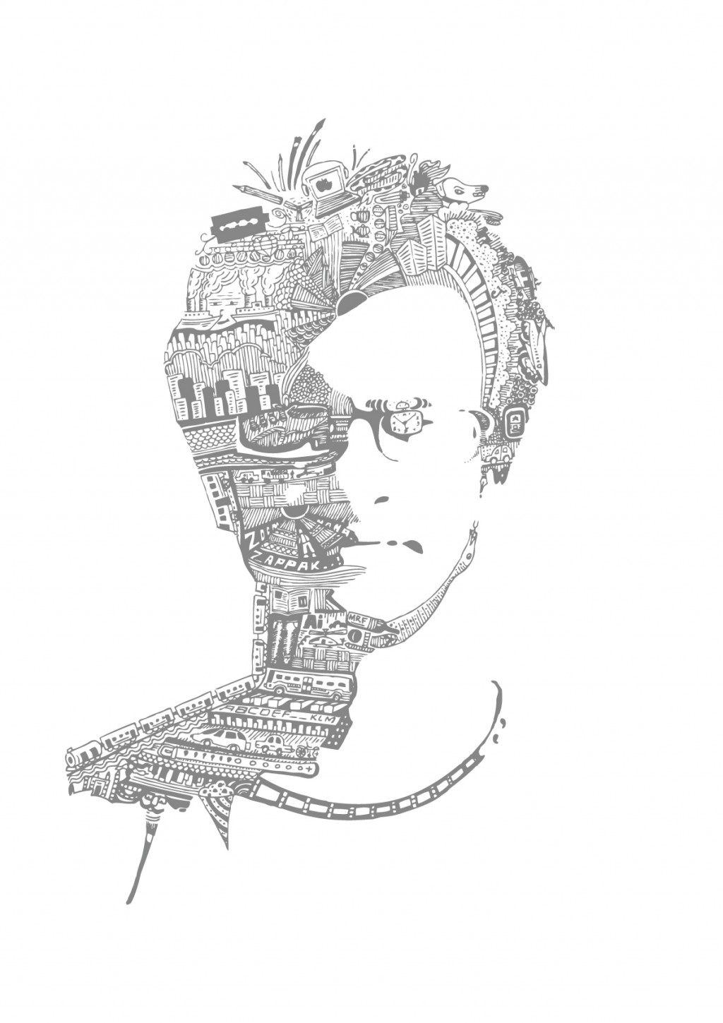 self doodle drawing by Jatin Pandya | Doodle Addicts