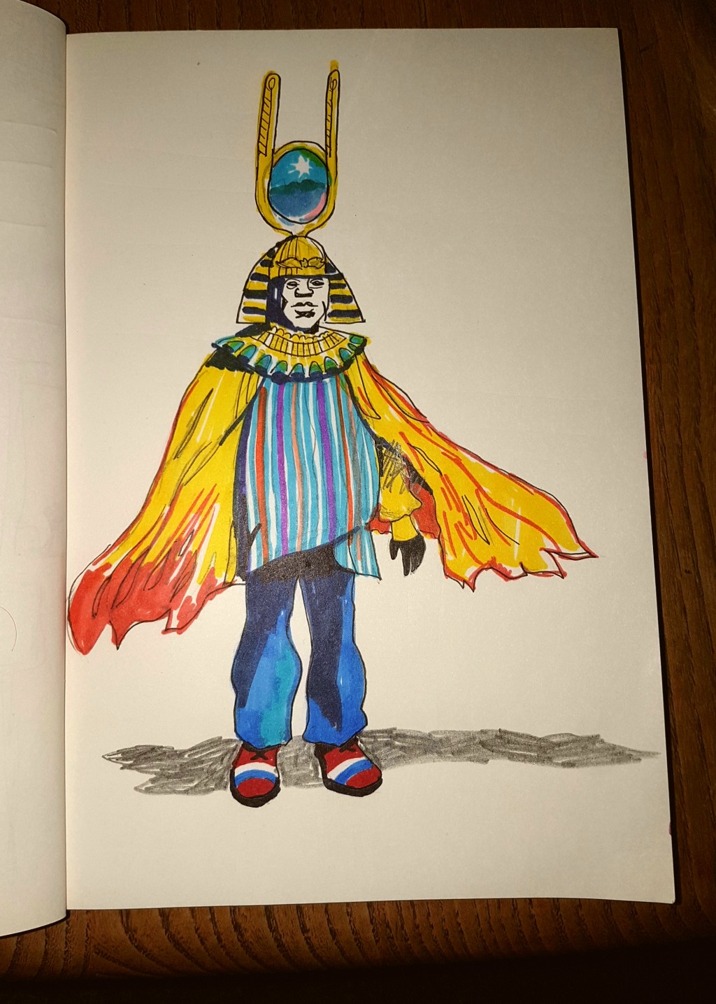 Sun Ra drawing by Ian Bangs | Doodle Addicts