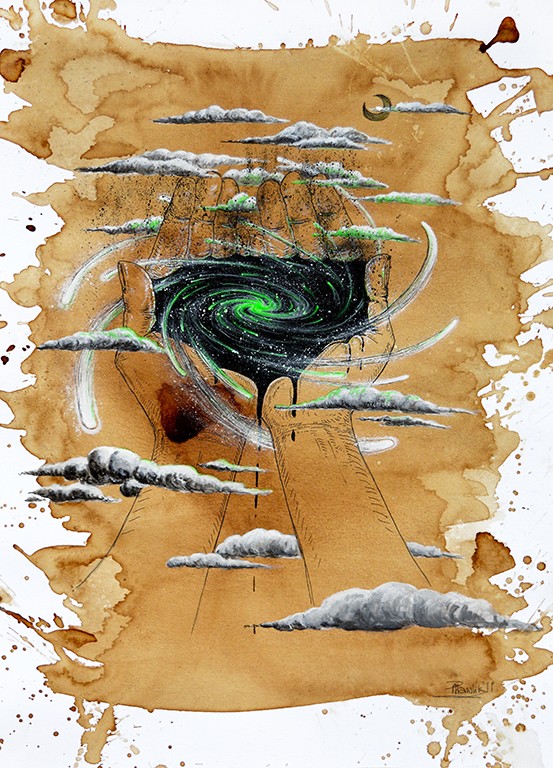 'Ecstatic Motion' drawing by Ania Pawlik | Doodle Addicts