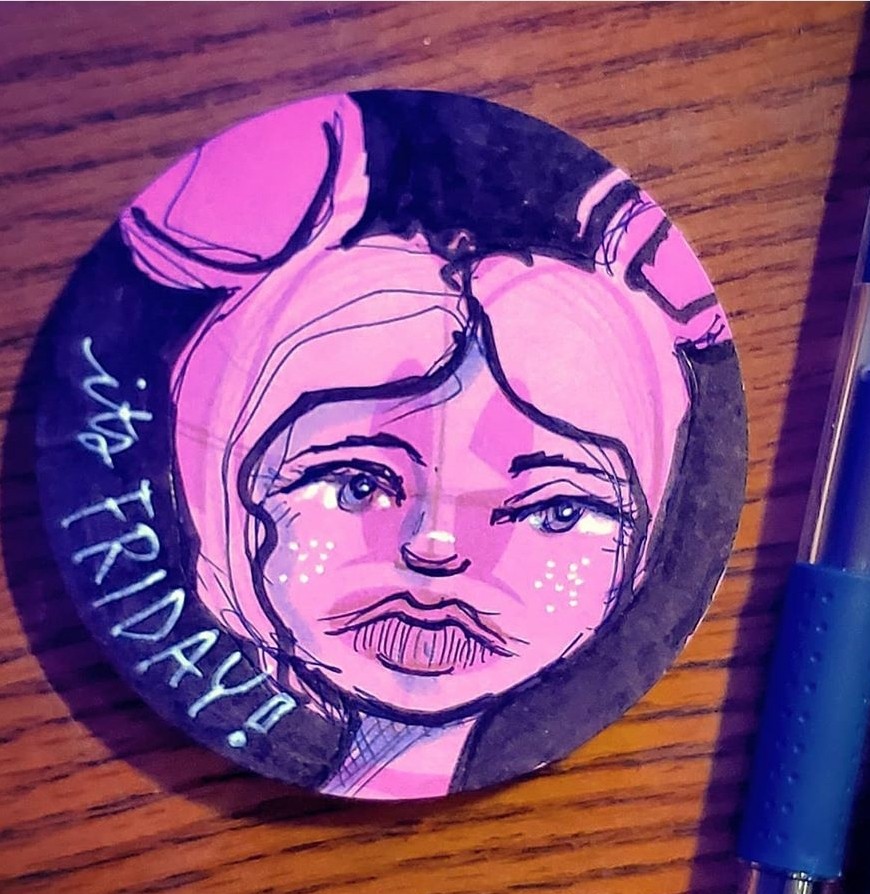 Friday drawing by Tonya Doughty | Doodle Addicts