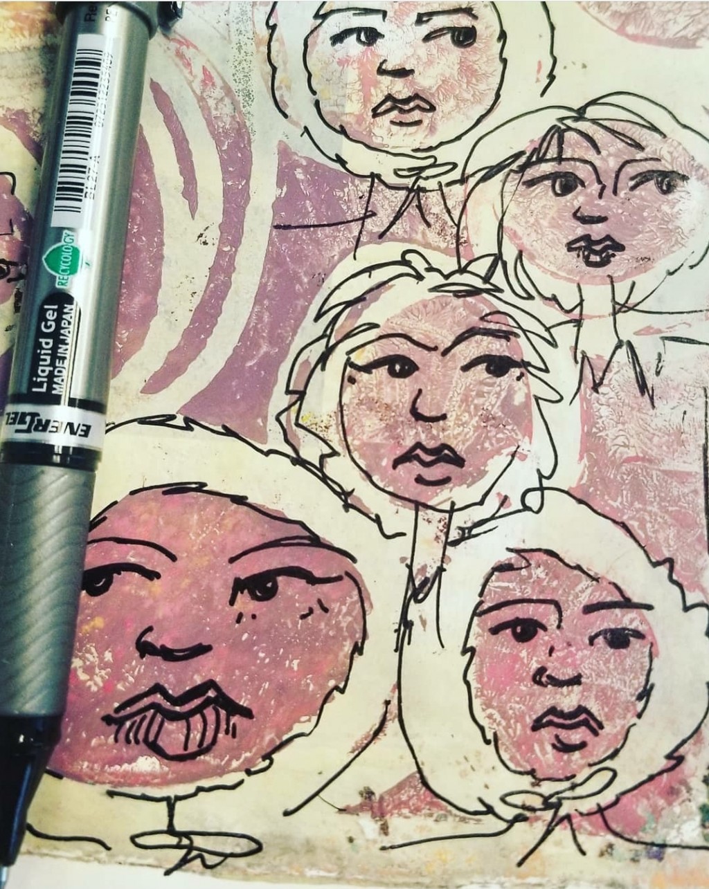 Hoods drawing by Tonya Doughty | Doodle Addicts