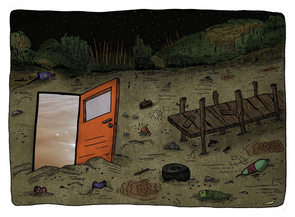 dry river drawing by Francisco Toledo | Doodle Addicts