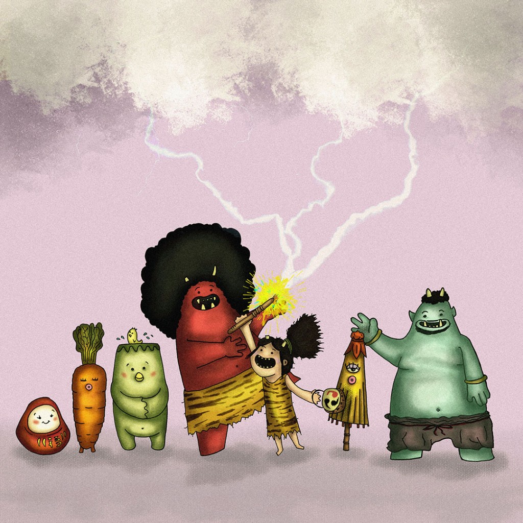 Oni: thunder god's tale drawing by Francisco Toledo | Doodle Addicts