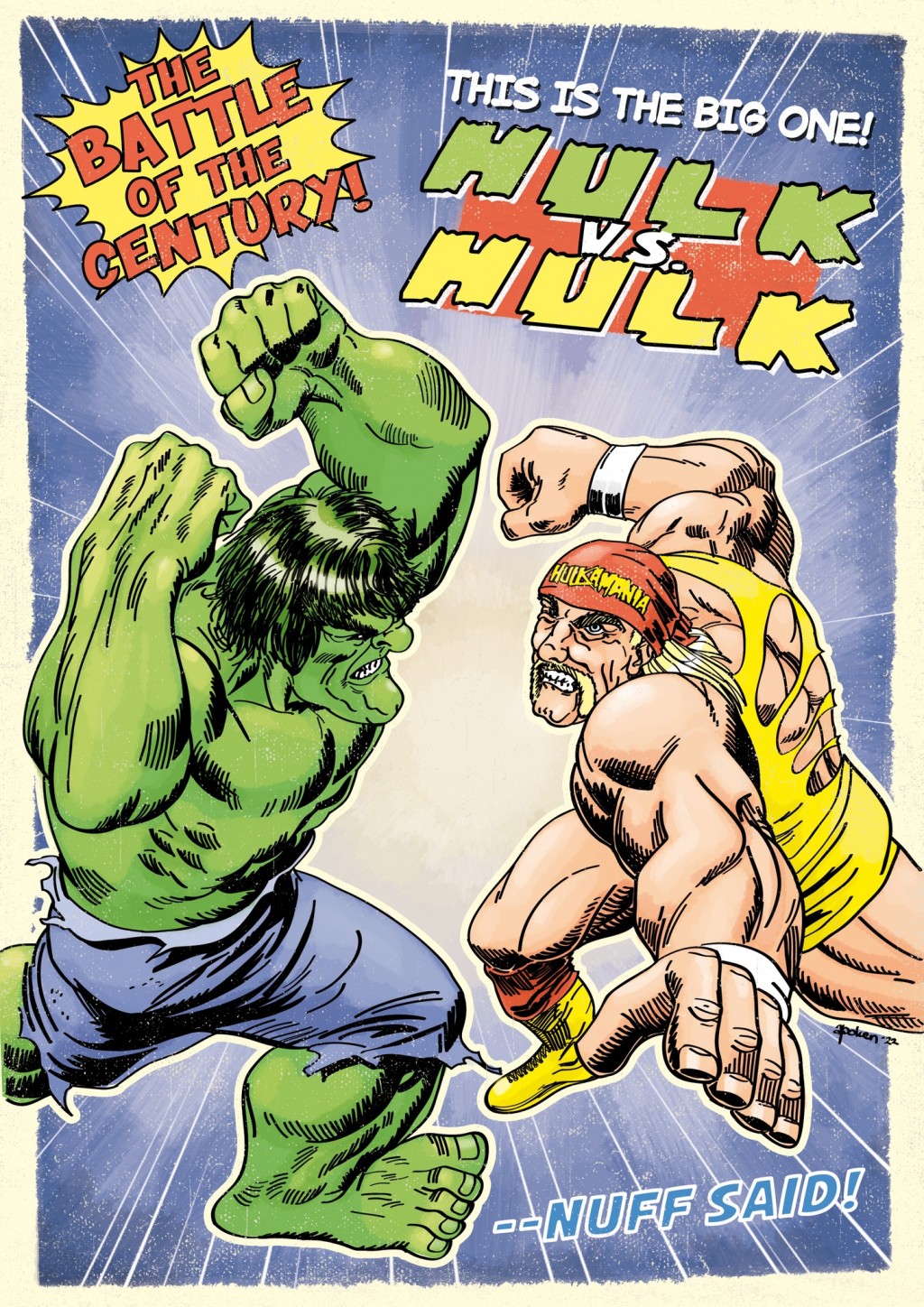 Hulk VS Hulk drawing by Apoken | Doodle Addicts