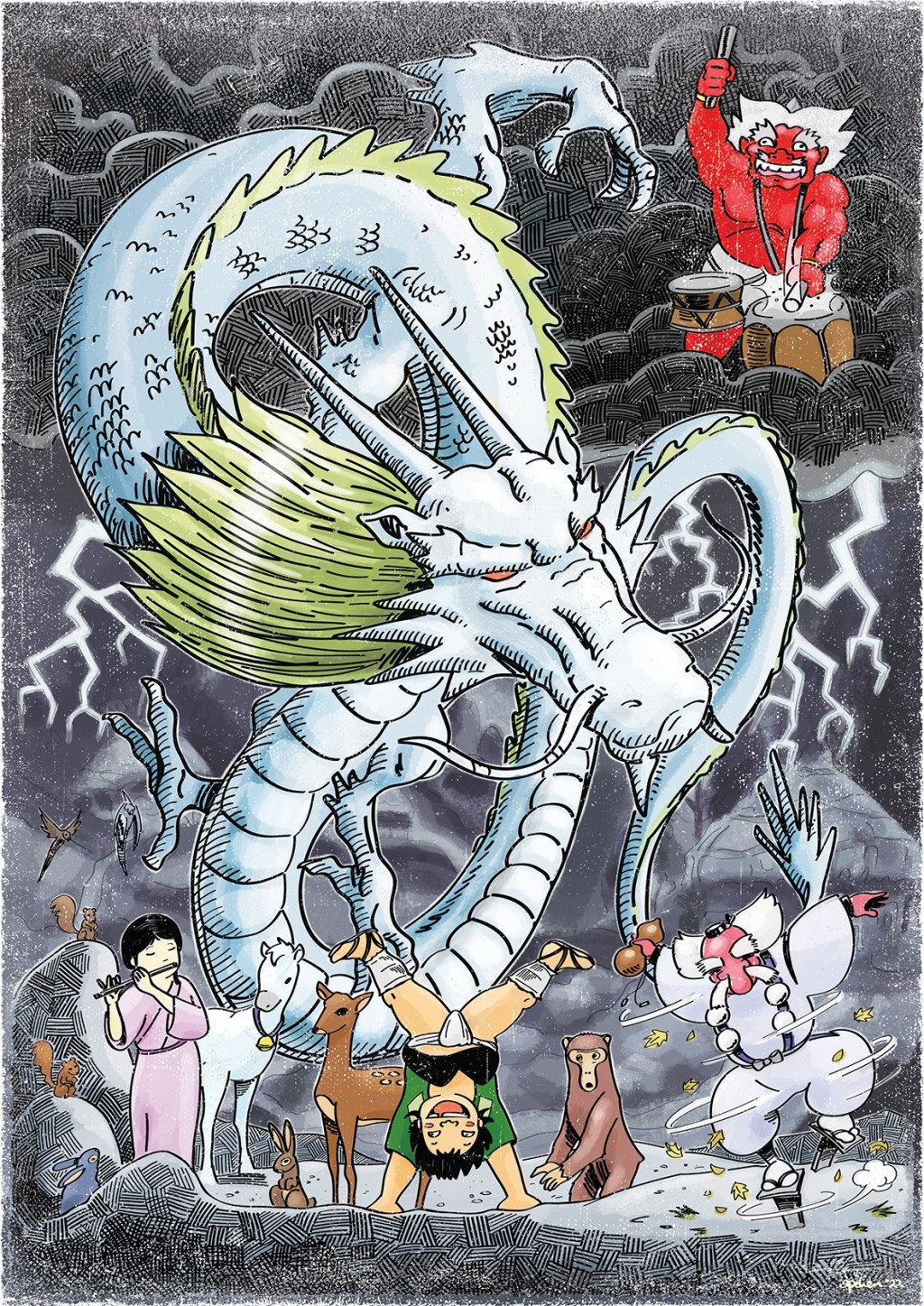 Taro the Dragon Boy drawing by Apoken | Doodle Addicts