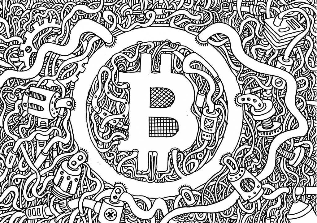 Bitcoin Doodle drawing by AKU NAPIE | Doodle Addicts