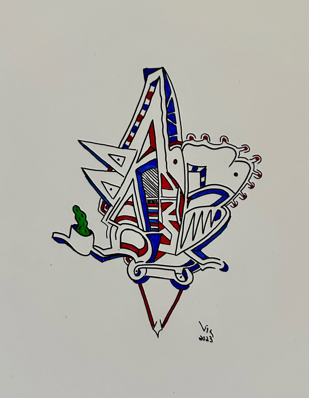 Viceroy drawing by Gabriel Pascarella | Doodle Addicts