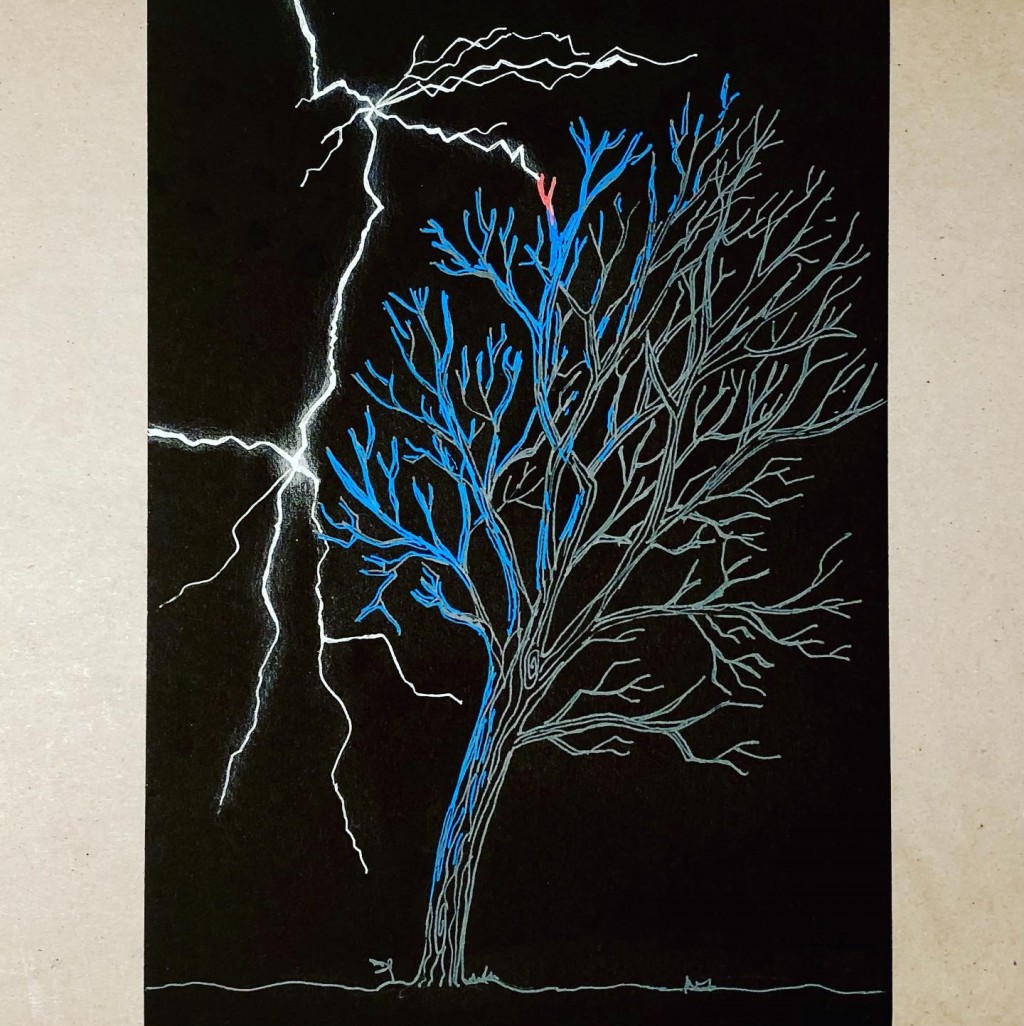 Spark drawing by Ashima Bawa | Doodle Addicts