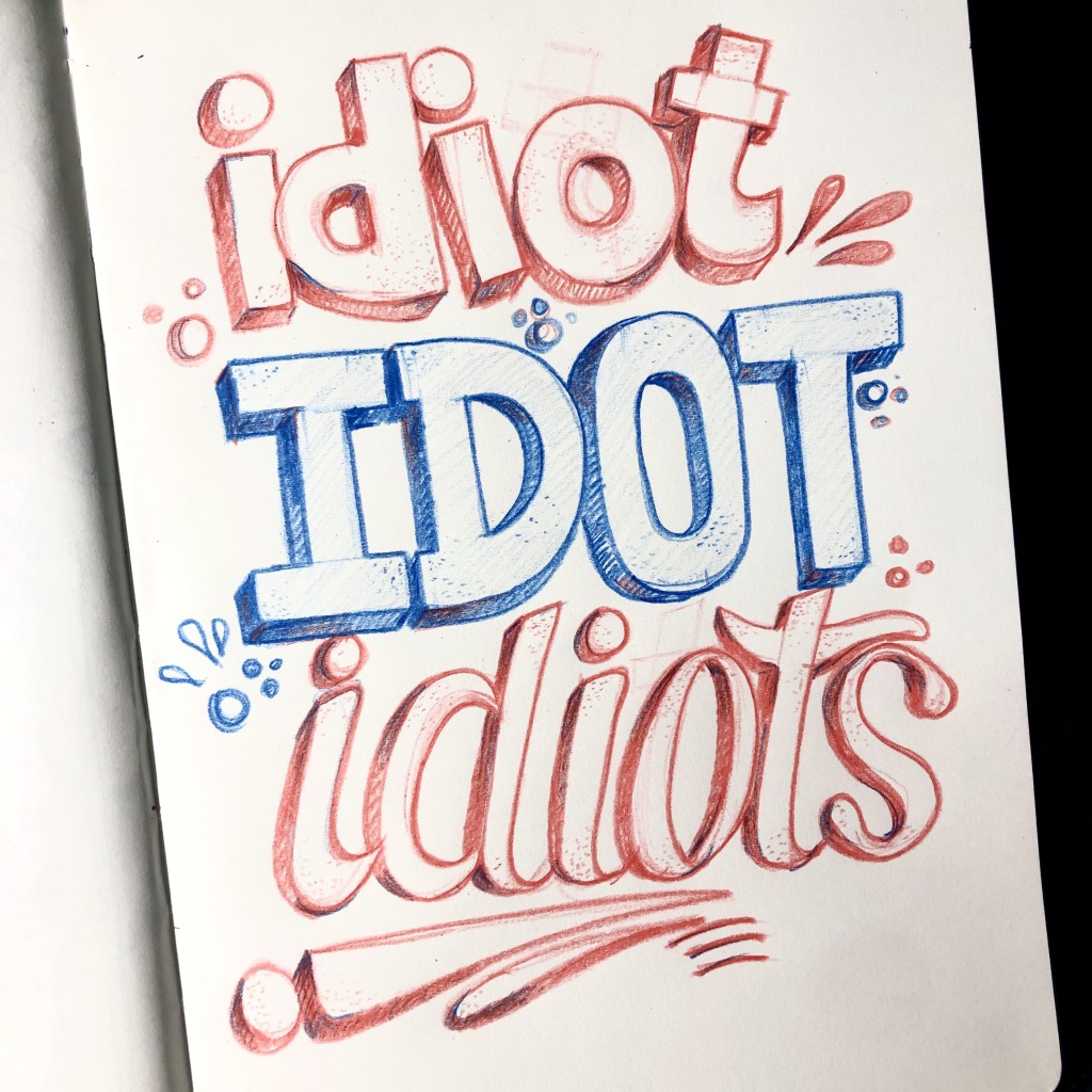 Two make a plural drawing by Ashima Bawa | Doodle Addicts