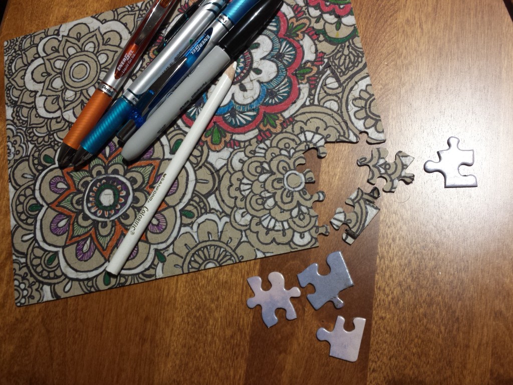 Recycled Puzzle drawing by Elle Greene | Doodle Addicts