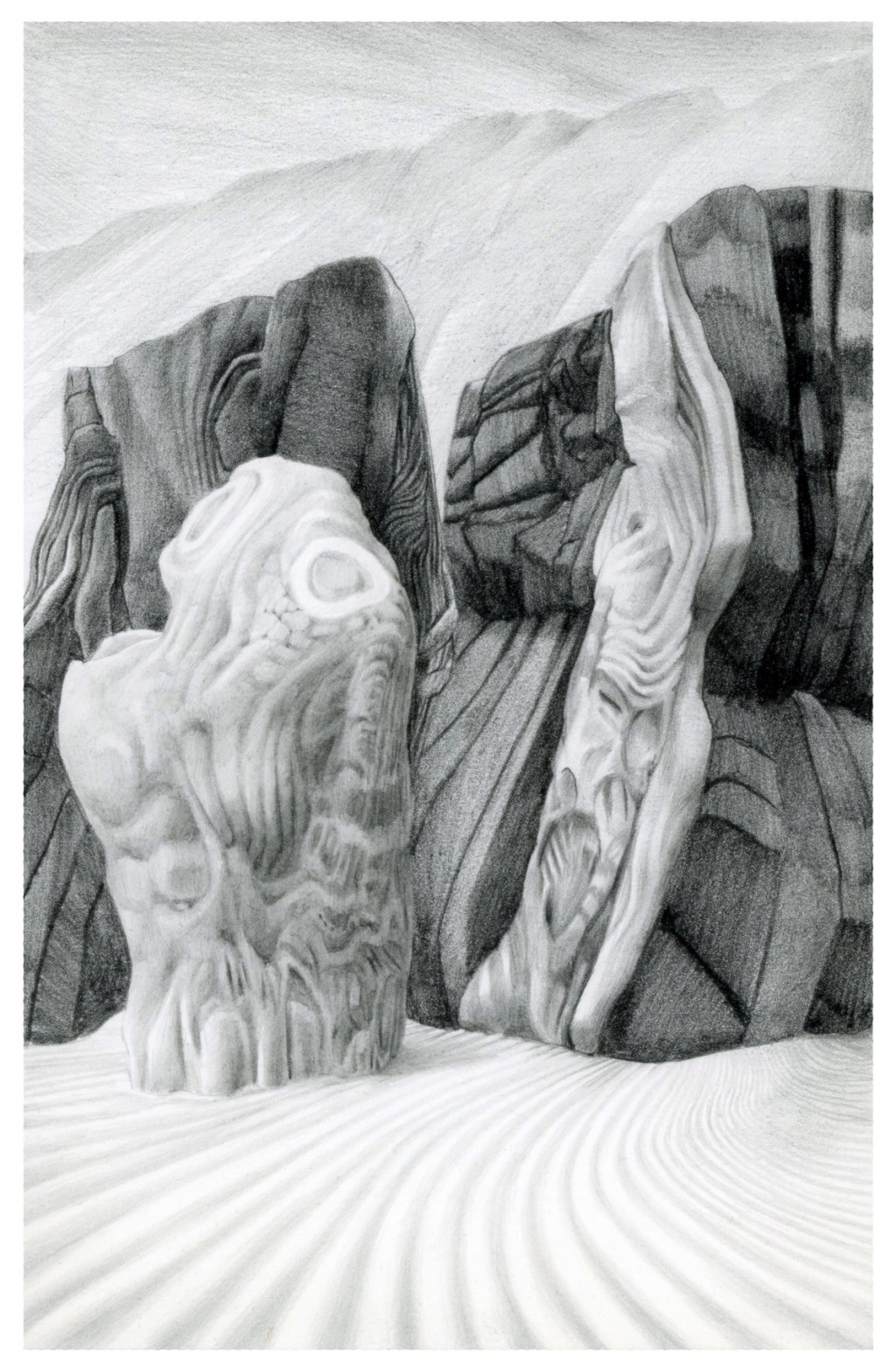 Alien Landscape drawing by Duncan Weller | Doodle Addicts