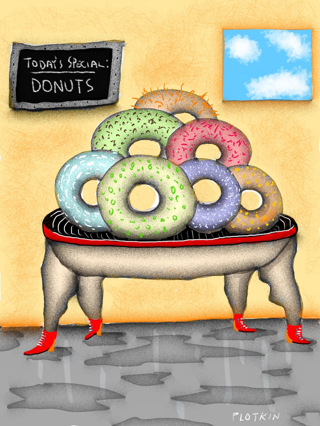 Who doesn’t love donuts? drawing by Jonathan plotkin | Doodle Addicts