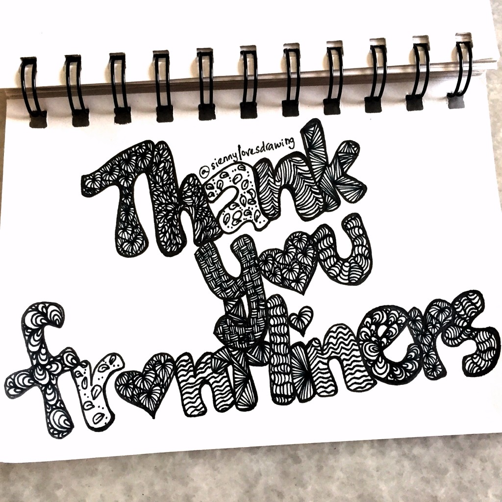 Thank you frontliners drawing by SiennyLovesDrawing | Doodle Addicts