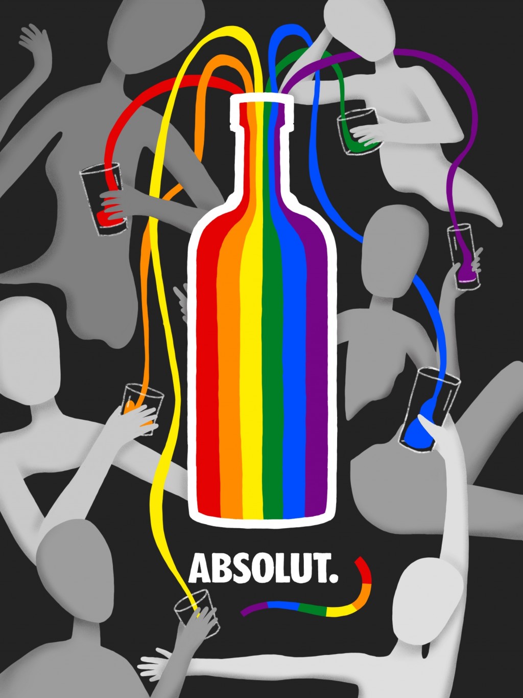 Absolut Party drawing by Jyotika E | Doodle Addicts