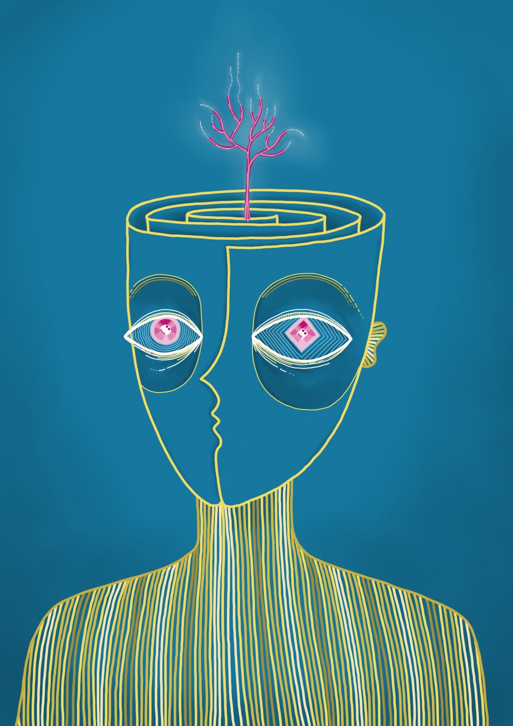 Mind tree drawing by Jyotika E | Doodle Addicts