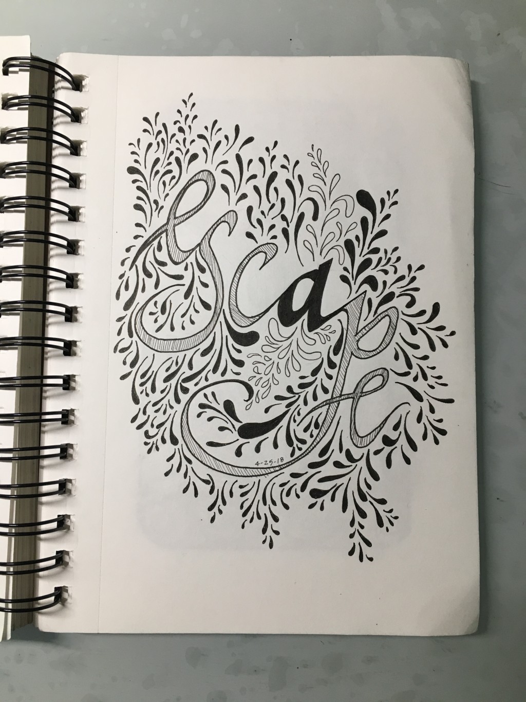 escape drawing by L K M | Doodle Addicts