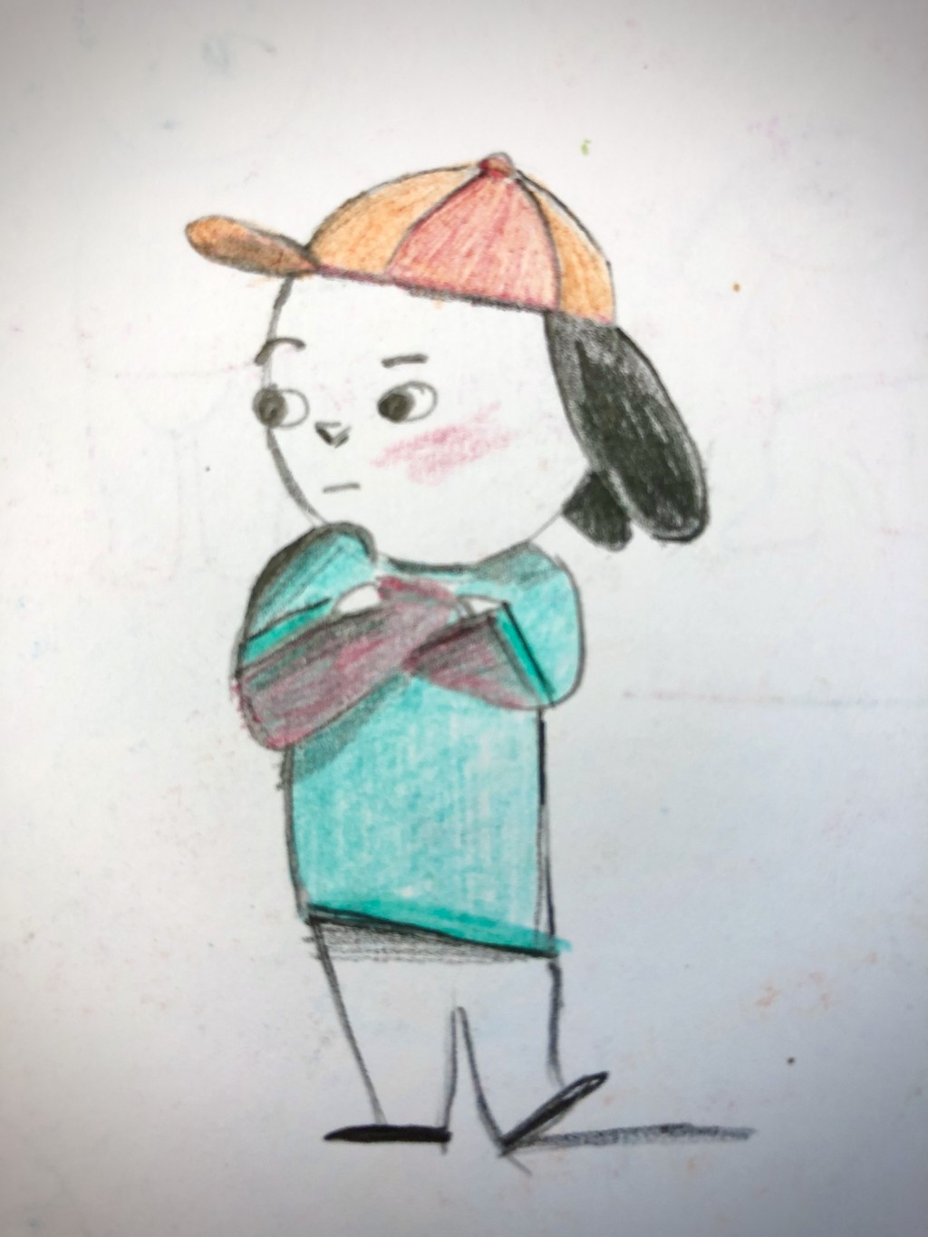 Tough Character drawing by Nancy Lemon | Doodle Addicts