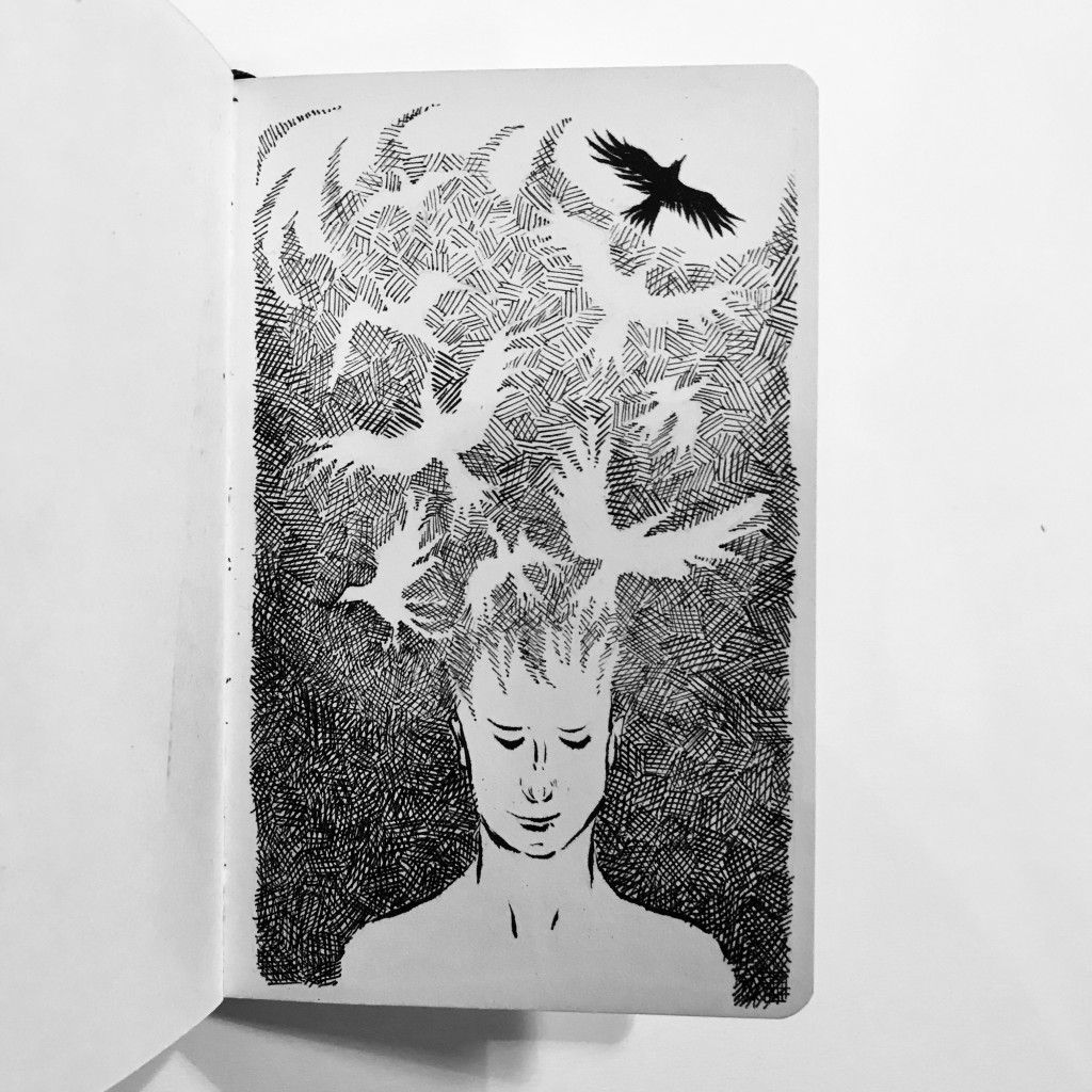 Free your mind drawing by Kimmo Oja | Doodle Addicts