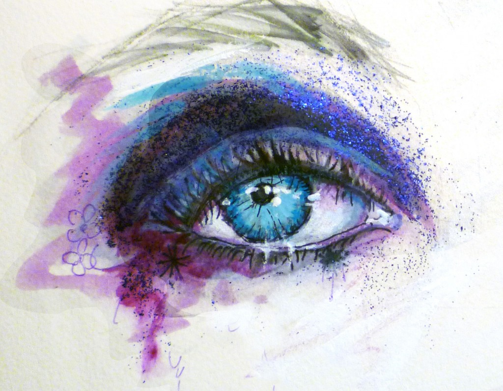 Blur Eyes drawing drawing by Celeste | Doodle Addicts