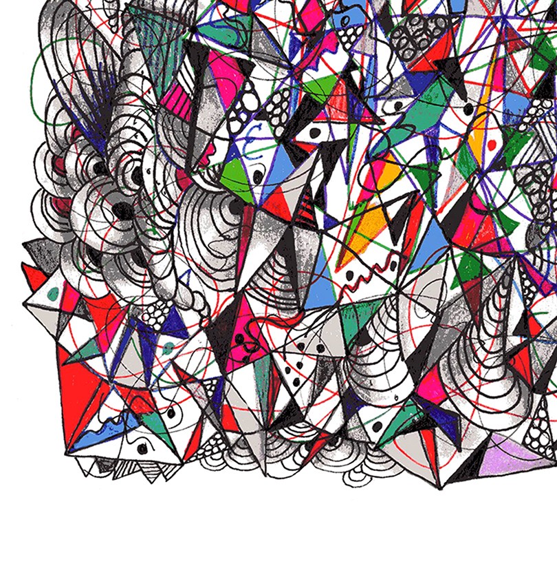 Triangle Doodles drawing by Celeste | Doodle Addicts