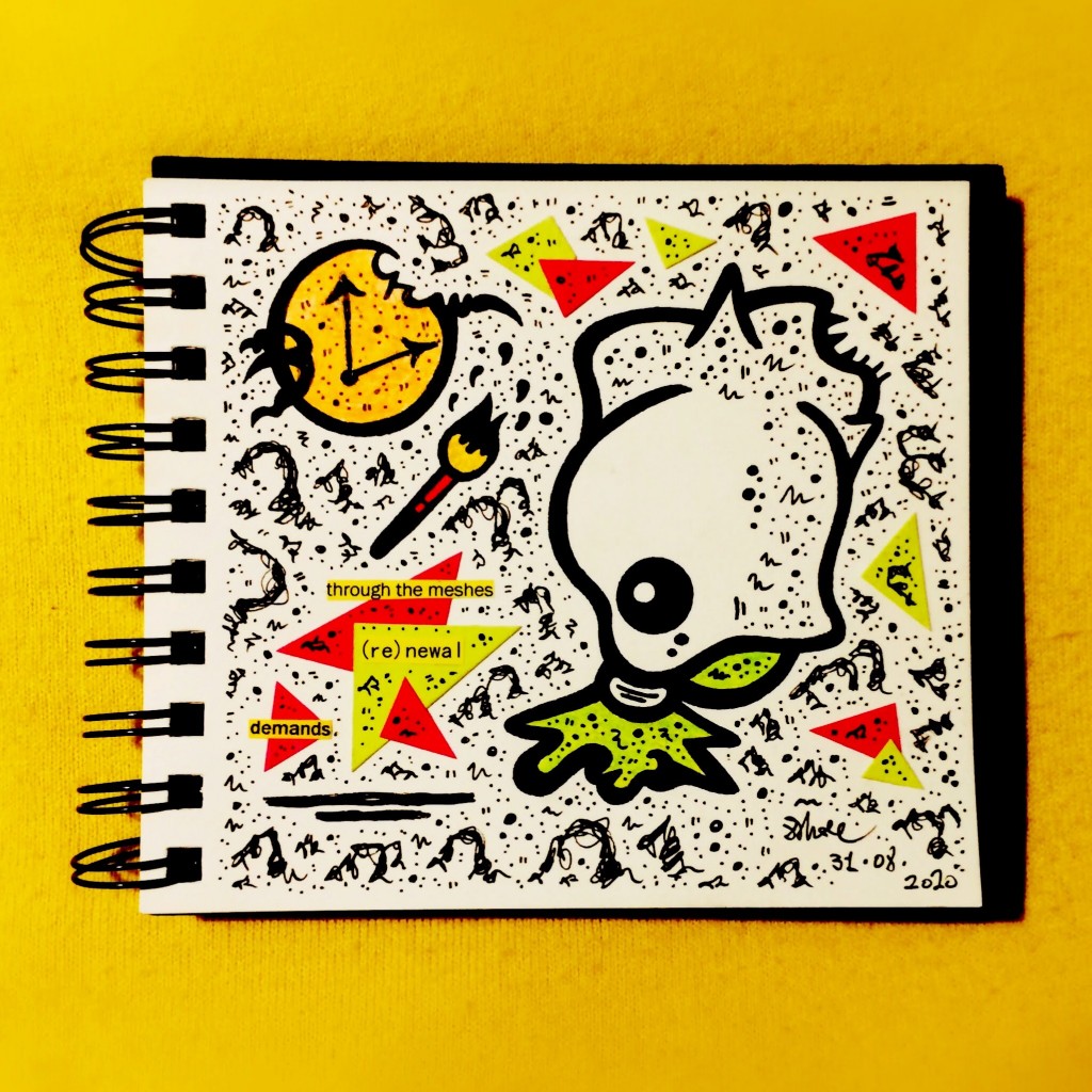 "Future Retroism", August 2020. drawing by Bleu Hope | Doodle Addicts