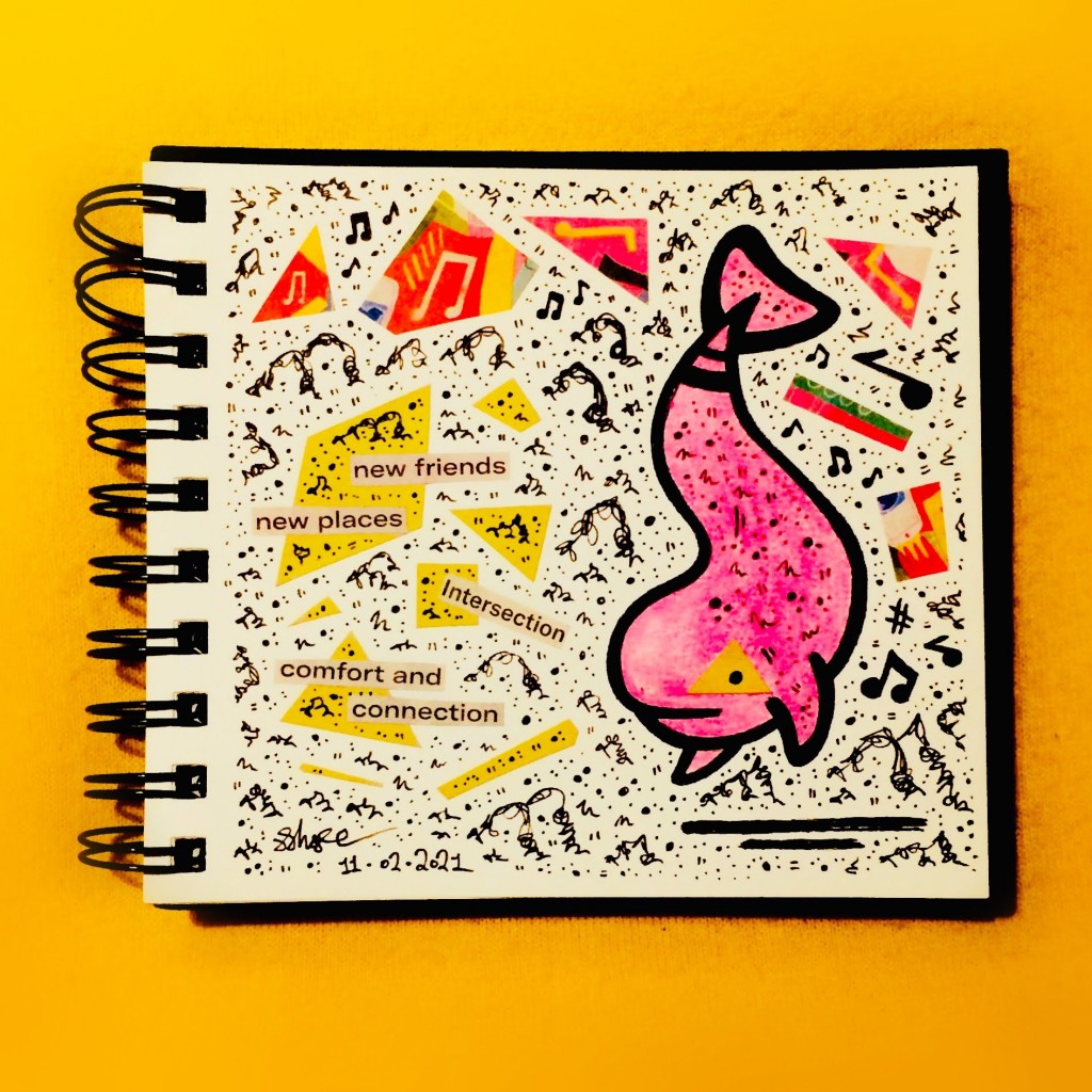 "Emerald Blonde", February 2021. drawing by Bleu Hope | Doodle Addicts