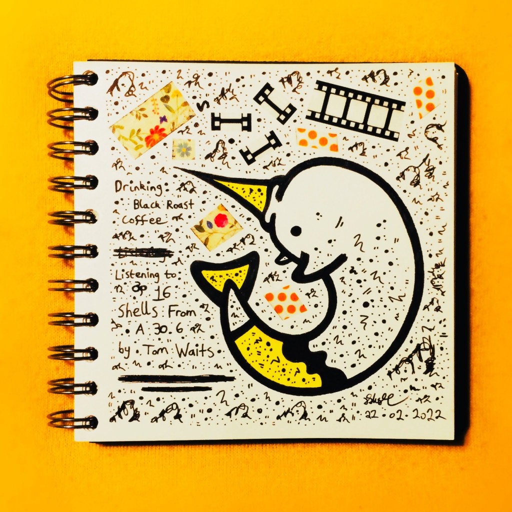 "Fresh Mnemonic", February 2022. drawing by Bleu Hope | Doodle Addicts