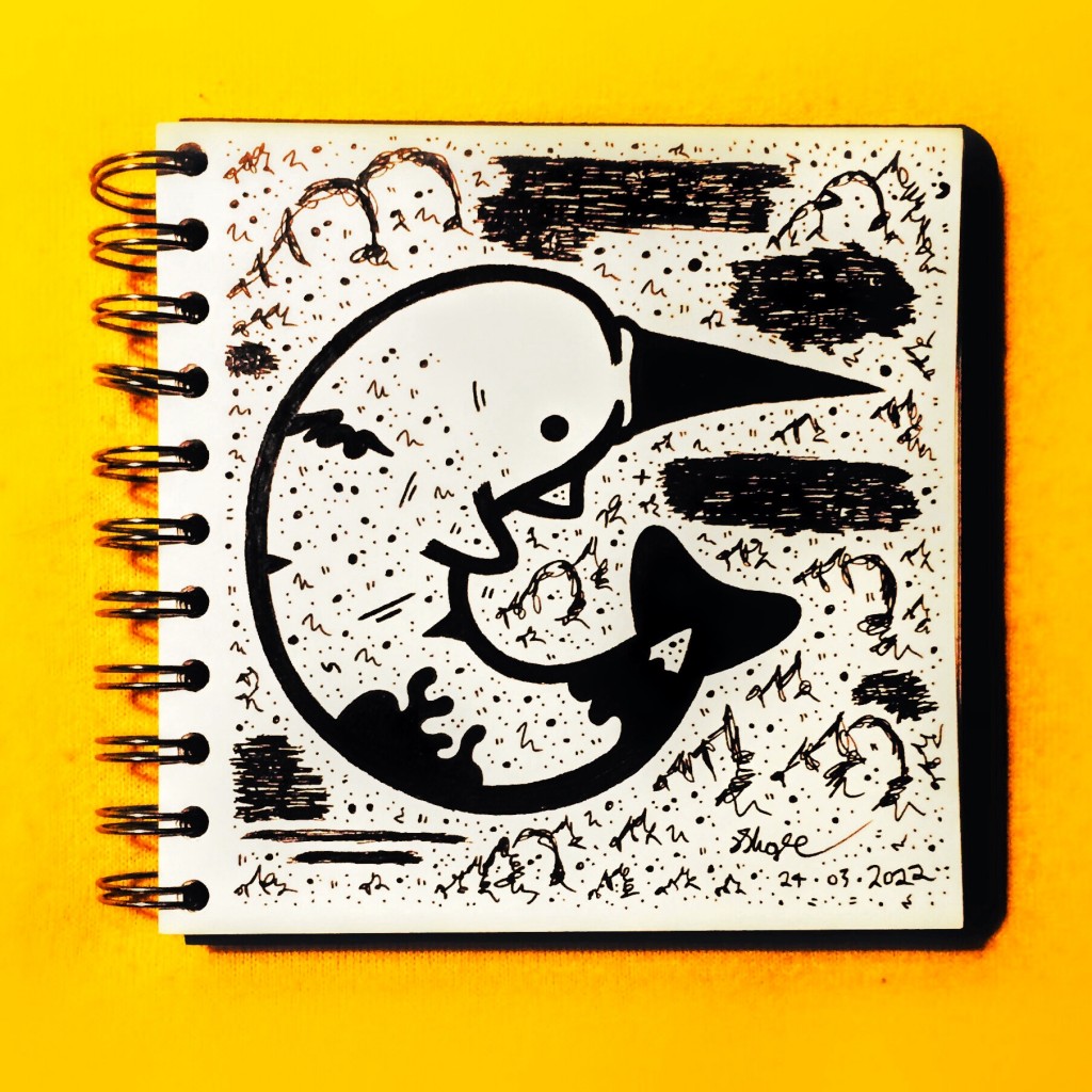 “Divorced By The End Of The Chorus”, March 2022. drawing by Bleu Hope ...