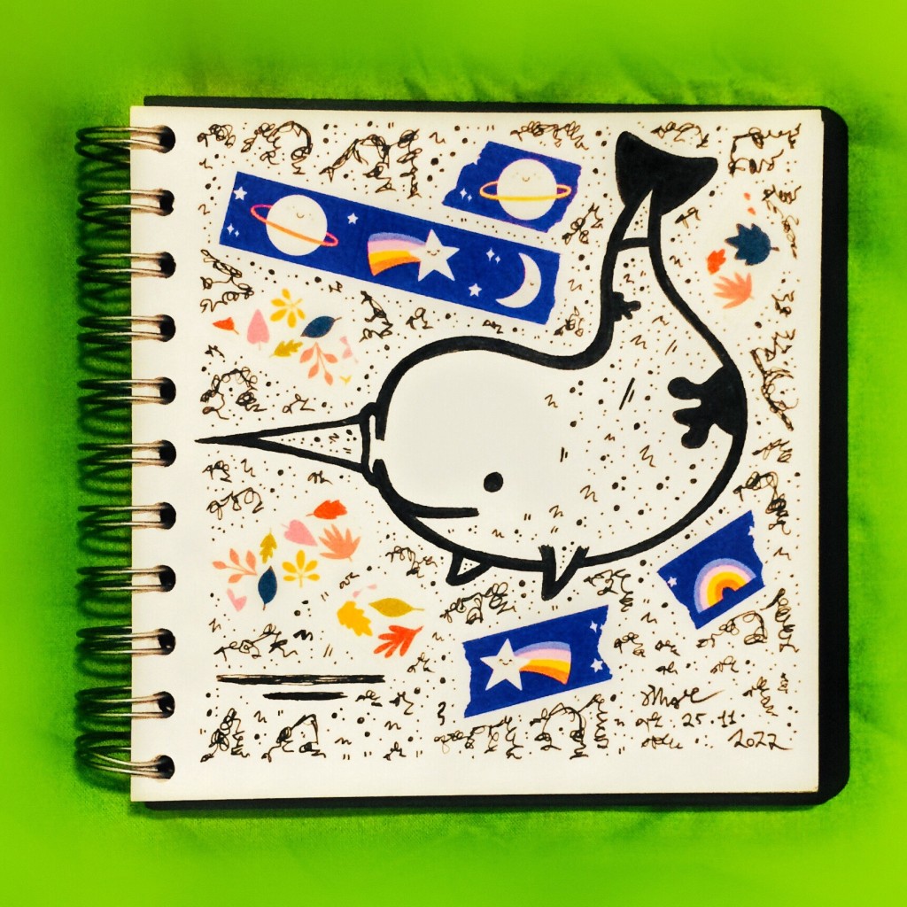 "Yet Another Space Case Scenario", November 2022. drawing by Bleu Hope ...