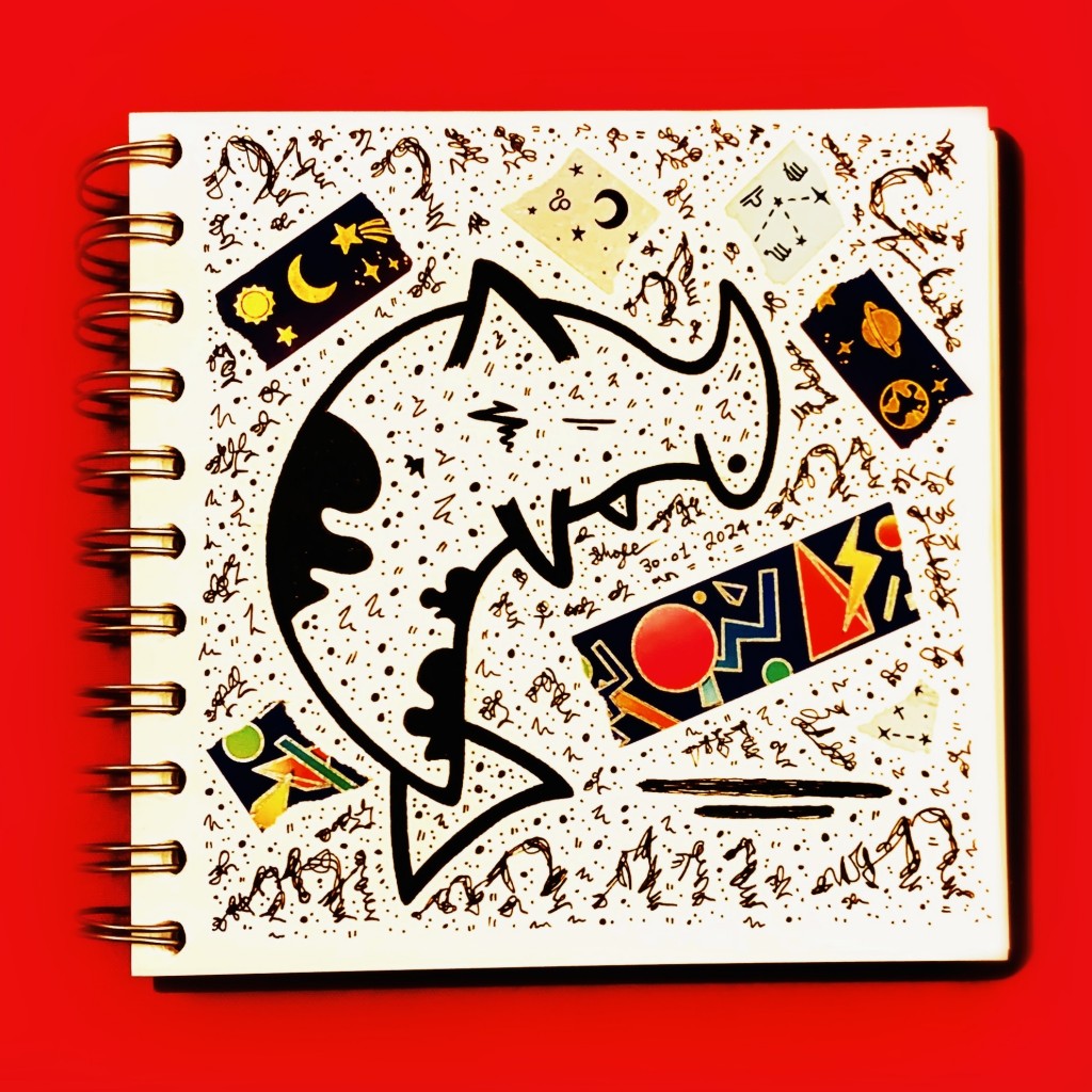 “Raider/Invader”, January 2024. drawing by Bleu Hope | Doodle Addicts