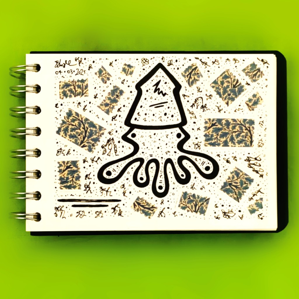 “A Squid Game That Isn’t Squid Game”, March 2025. drawing by Bleu Hope ...