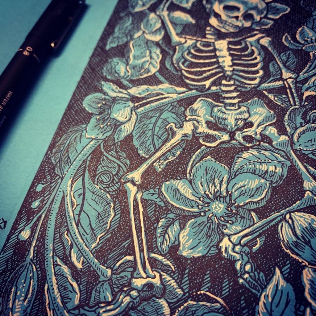Danse Macabre drawing by rhea daniel | Doodle Addicts