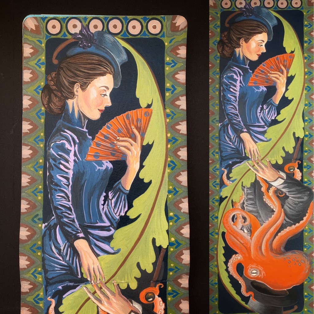 Gentleman Cthulhu drawing by rhea daniel | Doodle Addicts