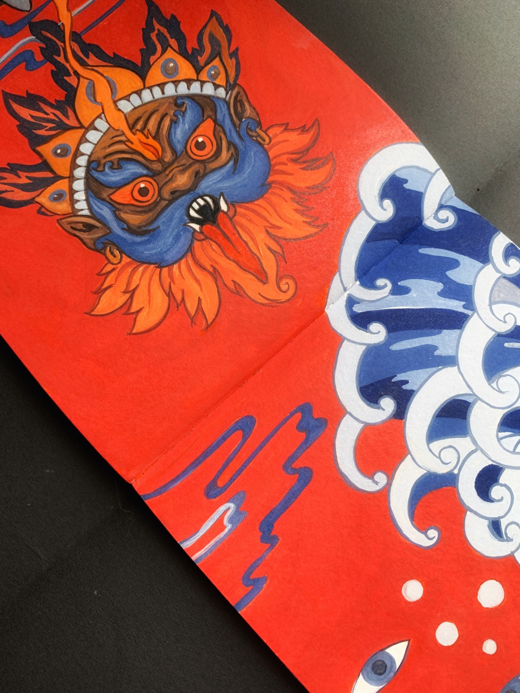 Demon Wave drawing by rhea daniel | Doodle Addicts