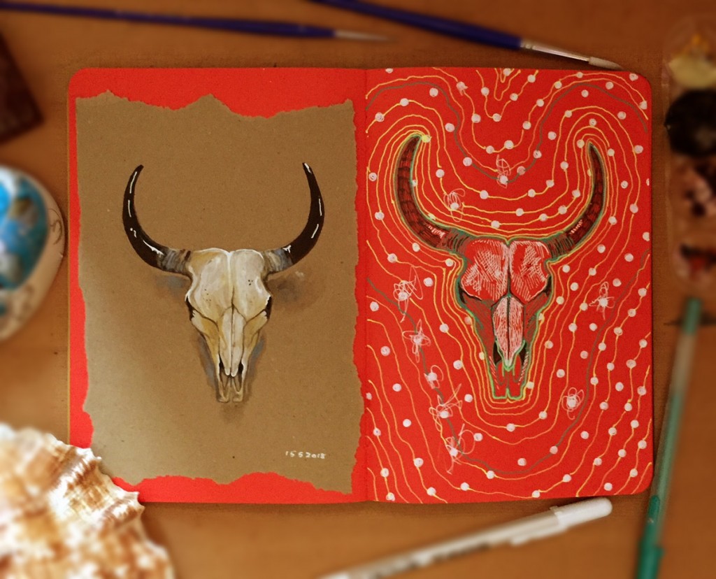 Multicolor SB drawing by rhea daniel | Doodle Addicts