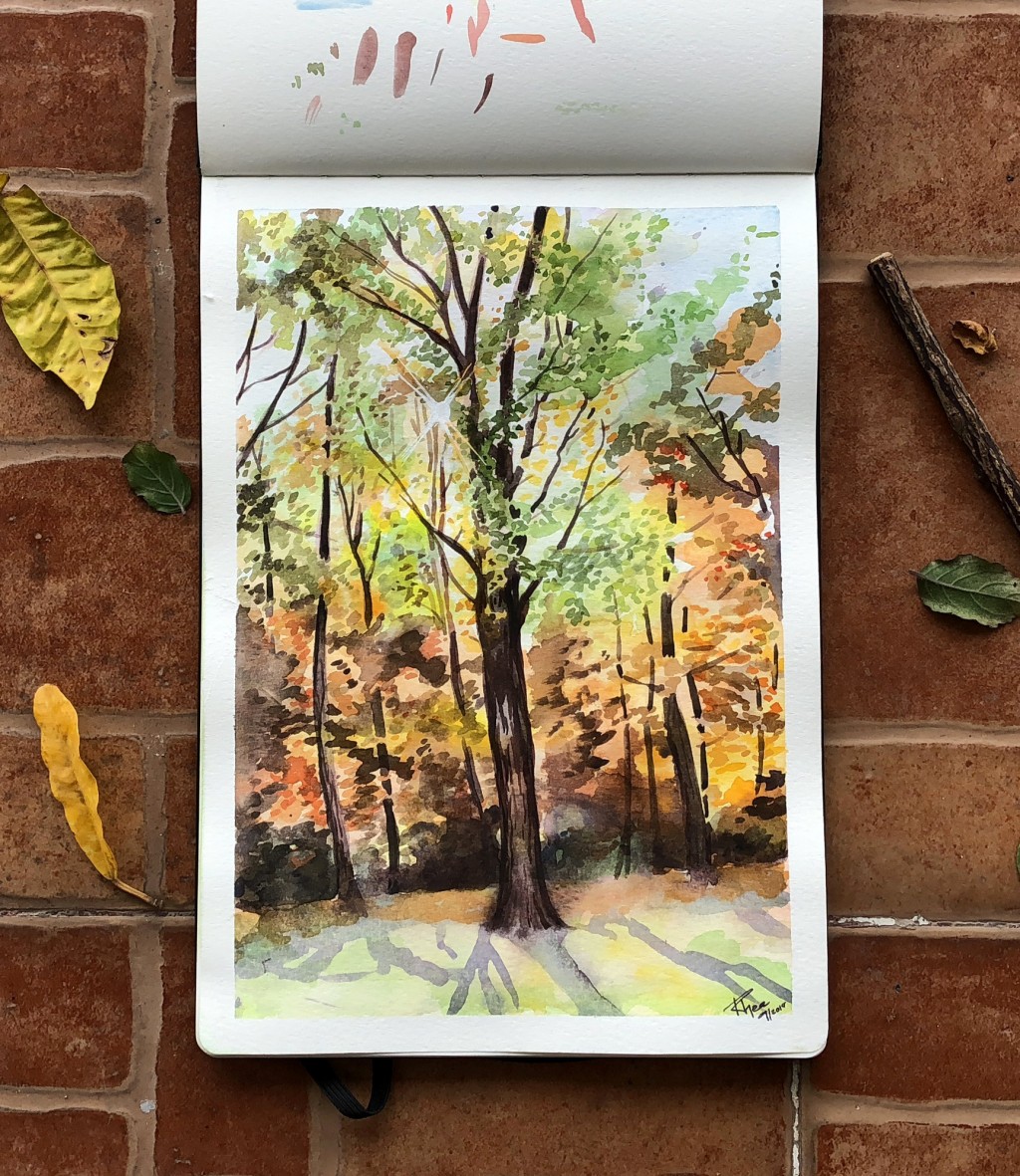 Nature Walk drawing by rhea daniel | Doodle Addicts