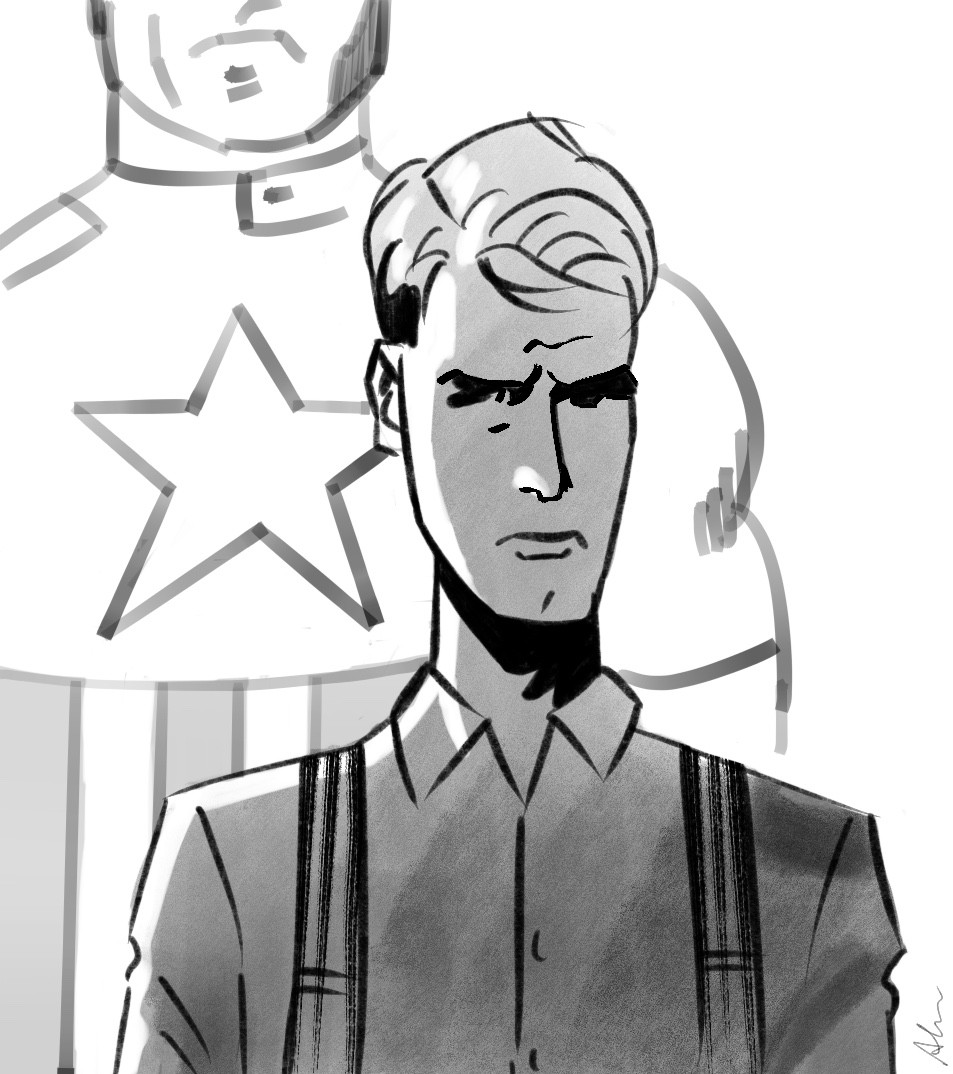 Inktober 2019 FRAIL drawing by Dietrich Adonis | Doodle Addicts