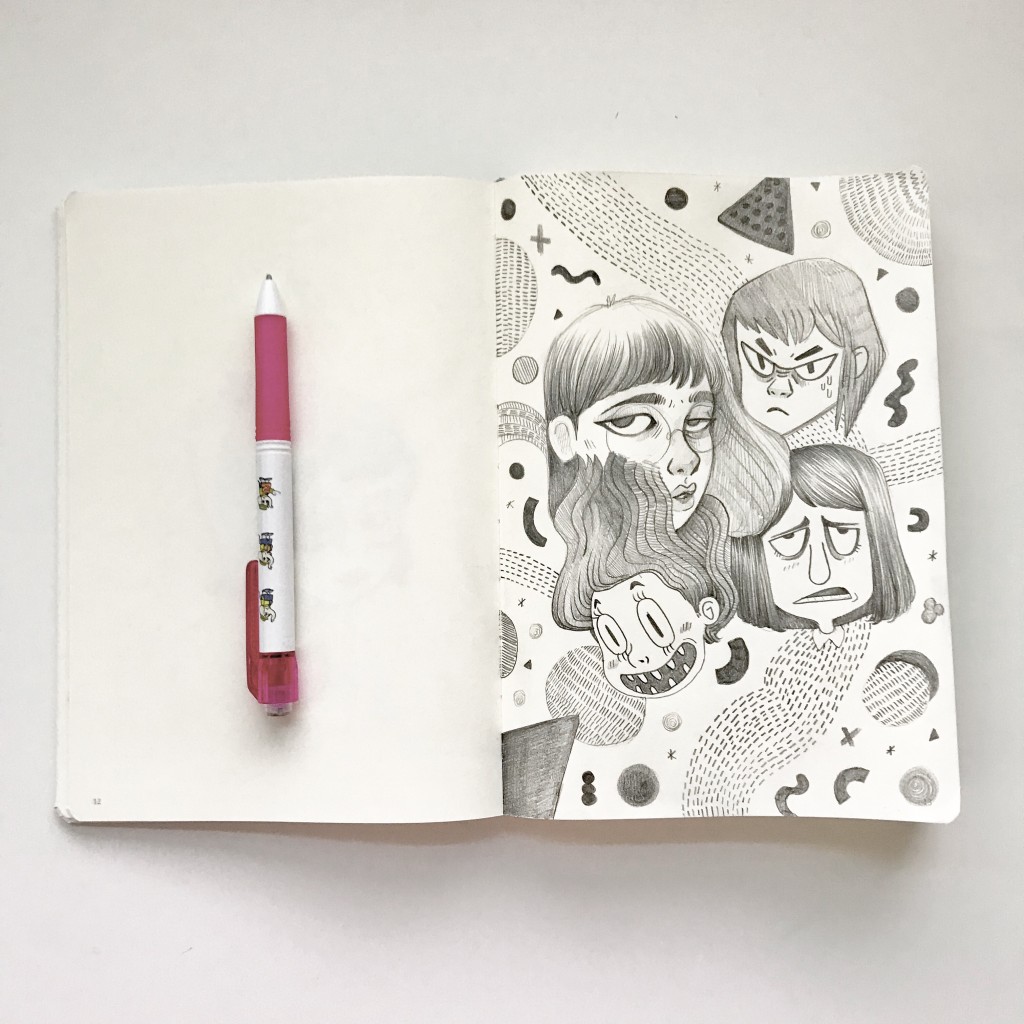 Dissociative drawing by Danielle Estefan | Doodle Addicts