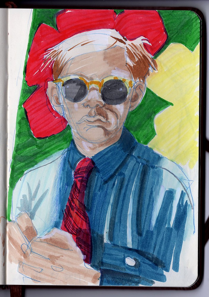 Andrew drawing by Tim Nordin | Doodle Addicts