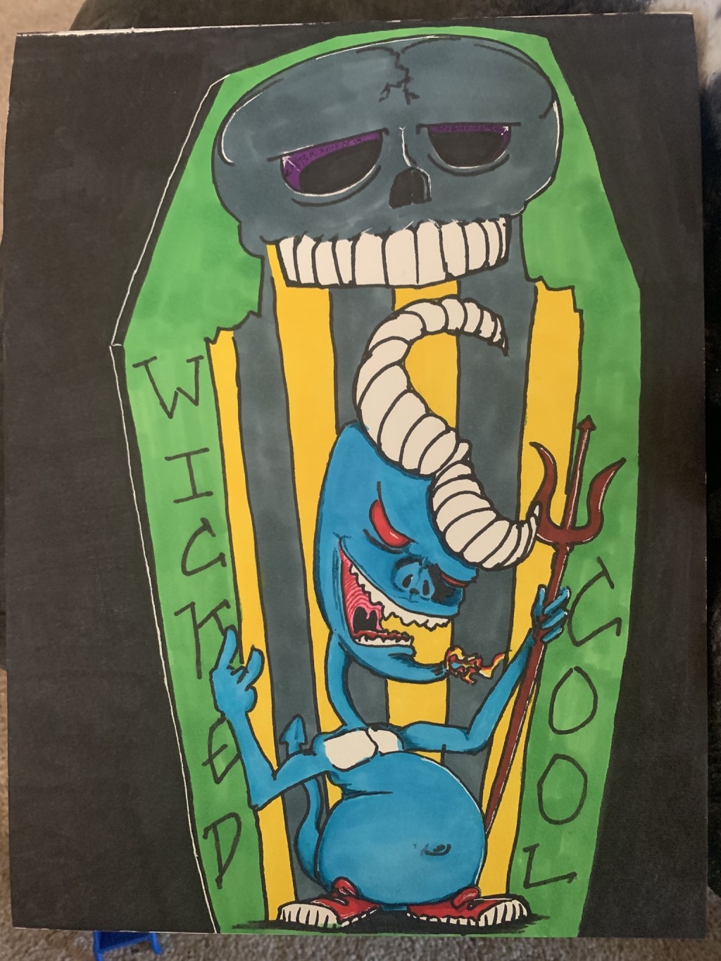 Wicked cool drawing by Embracing nightmares | Doodle Addicts