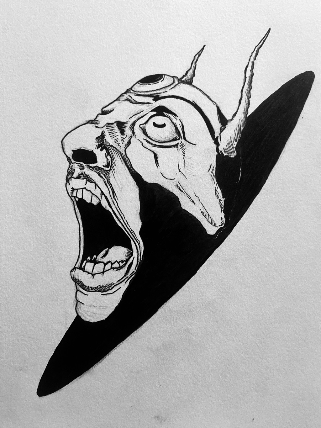 Dark fantasy drawing by Embracing nightmares | Doodle Addicts