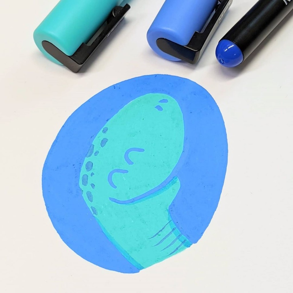 Posca Creature drawing by Jason Heglund | Doodle Addicts